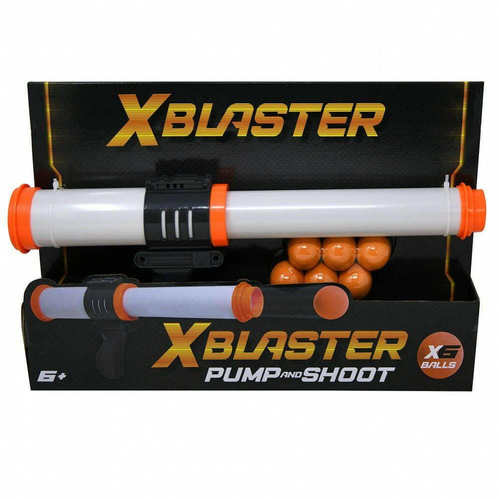 Xblaster Pump And Shoot With X6 Balls Ages 6+