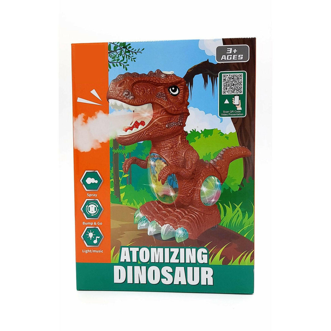 Electric T-Rex Dinosaur Toy with Light and Music and Water Mist