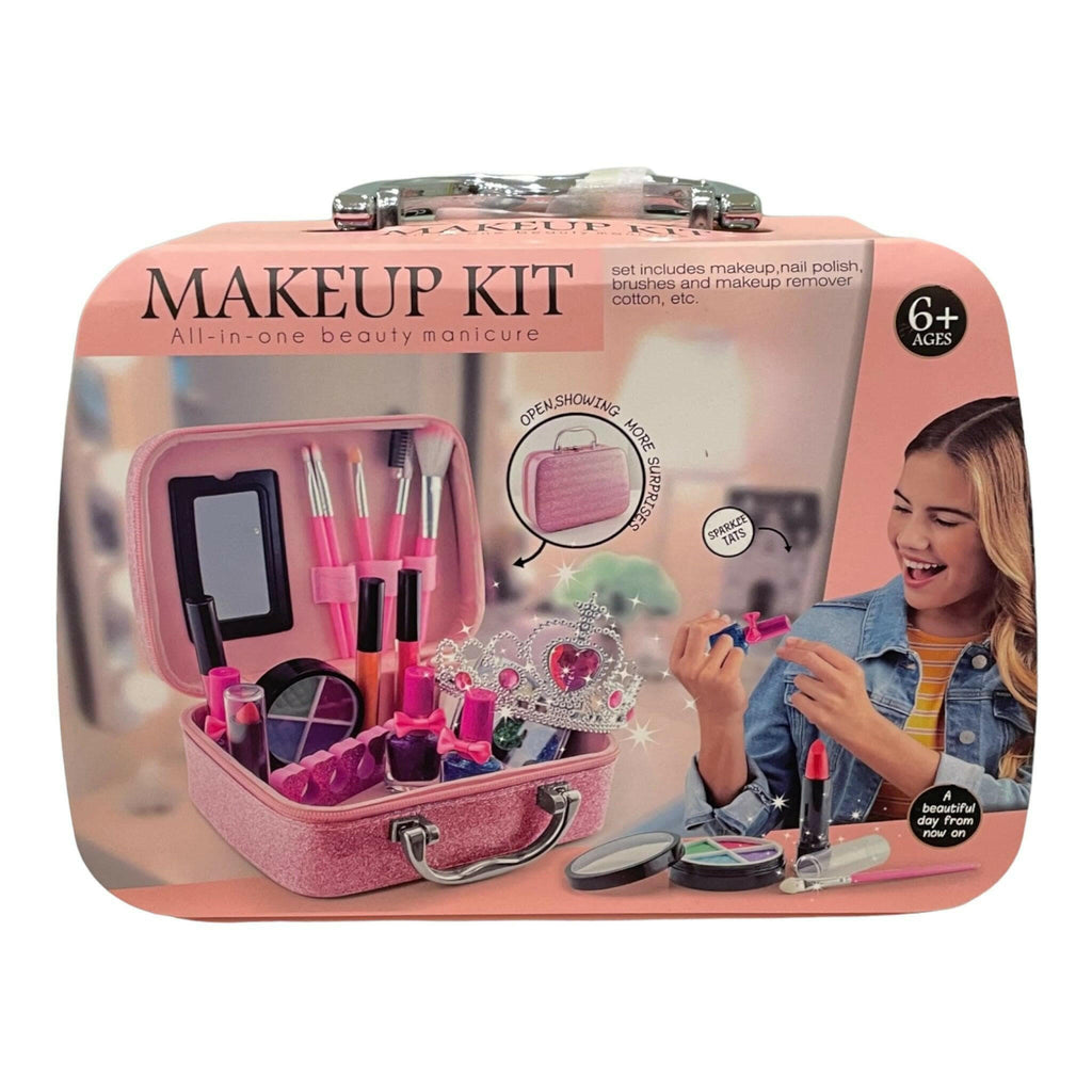 Kids Makeup All-In-One Children's Cosmetics Manicure Kit